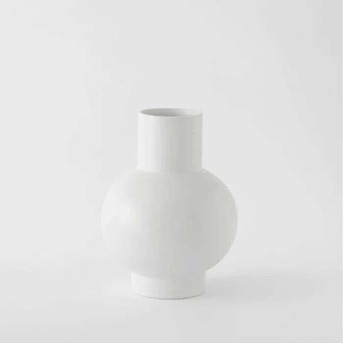 Strøm Large Vase, Vaporous Grey, 18 x 24 cm - Clay